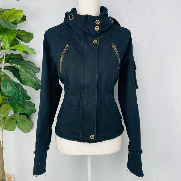 edge | Jackets & Coats | Edge Black Military Utility Jacket | Poshmark